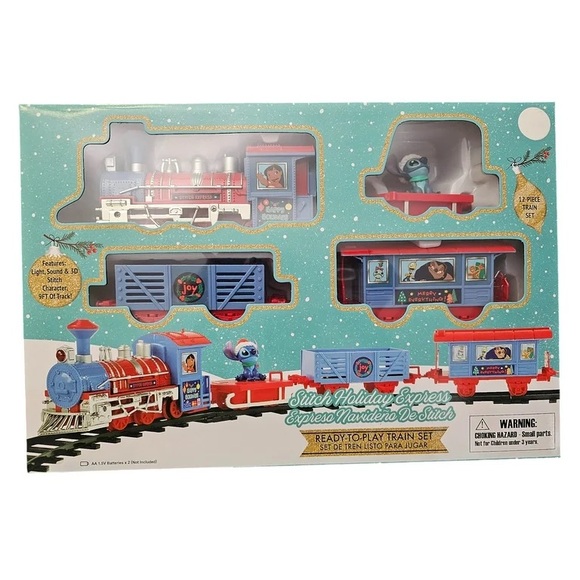 Disney | Holiday | Disney Stitch Holiday Express Train Set Nwt | Poshmark